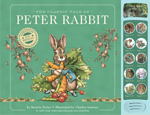 CLASSIC TALE OF PETER RABBIT Charles Santore Children's Classics Beatrix Potter Charles Santore Jeff Bridges APPLESAUCE ...