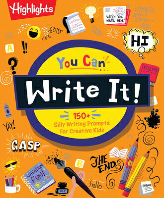 YOU CAN WRITE IT Fun Stuff for Kids to Do Highlights HIGHLIGHTS PR2026 Paperback English ISBN：9781639623471 洋書 Books for...