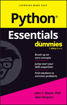 PYTHON ESSENTIALS FOR DUMMIES John C. Shovic Alan Simpson FOR DUMMIES2024 Paperback English ISBN：9781394263479 洋書 Comput...