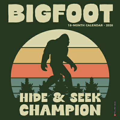 BIGFOOT MINI WALL CAL Willow Creek Press WILLOW CREEK PR2025 Mini English ISBN：9781549253485 洋書 Social Science（社会科学） Bod...