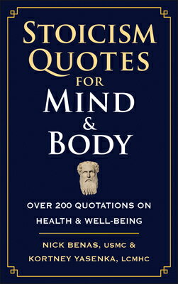 STOICISM QUOTES FOR MIND & BOD Nick Benas Kortney Yasenka HATHERLEIGH PR2026 Hardcover English ISBN：9781961293489 洋書 Fam...