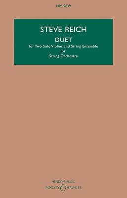 DUET Steve Reich BOOSEY & HAWKES2019 Paperback English ISBN：9781540063502 洋書 Art & Entertainment（芸術＆エンターテインメント） Music
