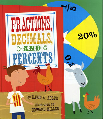FRACTIONS DECIMALS & PERCENTS David A. Adler Edward Miller HOLIDAY HOUSE INC2010 Paperback English ISBN：9780823423545 洋書...