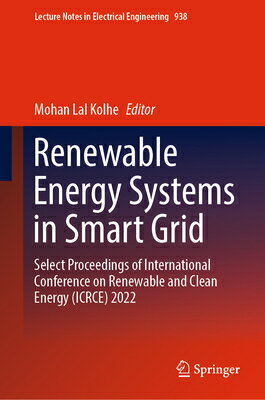 RENEWABLE ENERGY SYSTEMS IN SM Lecture Notes in Electrical Engineering Mohan Lal Kolhe SPRINGER NATURE2022 Hardcover 202...