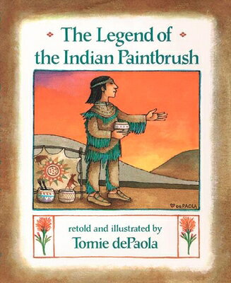 LEGEND OF THE INDIAN PAINTBRUS Tomie dePaola PUFFIN BOOKS1996 Paperback English ISBN：9780698113602 洋書 Books for kids（児童書...