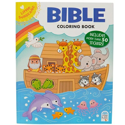 BIBLE COLOR BK W/STICKERS Little Sunbeams Ela Jarzabek Daniela Massironi Cottage Door Press COTTAGE DOOR PR2025 Paperbac...