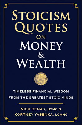 STOICISM QUOTES ON MONEY & WEA Nick Benas Kortney Yasenka HATHERLEIGH PR2026 Hardcover English ISBN：9781961293687 洋書 Bus...