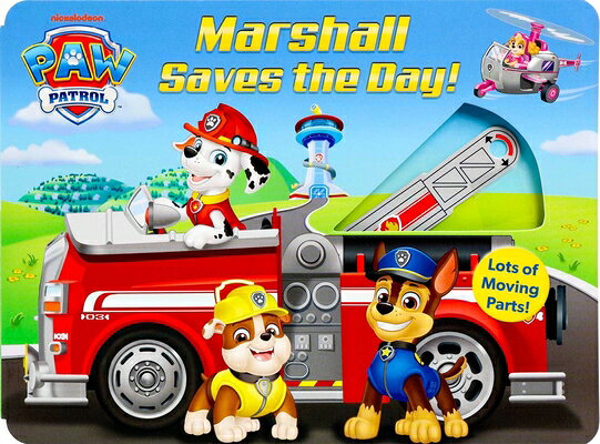 PAW PATROL MARSHALL SAVES THE Deluxe Board Book Editors of Studio Fun International STUDIO FUN INTL2026 Board　Books Engl...