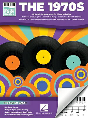 1970S ー SUPER EASY SONGBK 46 S ー HAL LEONARD PUB CO2024 Paperback English ISBN：9798350123708 洋書 Art & Entertainment（芸術＆エ...