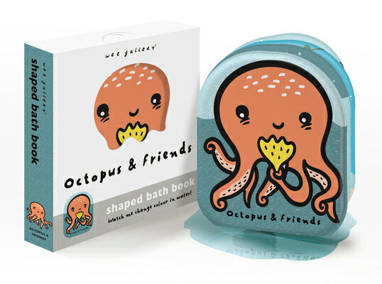 OCTOPUS & FRIENDS Wee Gallery Shaped Bath Books Surya Sajnani HAPPY YAK2025 Other English ISBN：9781836003809 洋書 Books fo...