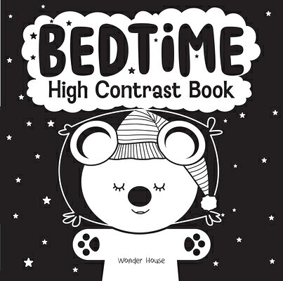 BEDTIME HIGH CONTRAST Wonder House Books WONDER HOUSE BOOKS2026 Board　Books English ISBN：9789370893818 洋書 Books for kids...