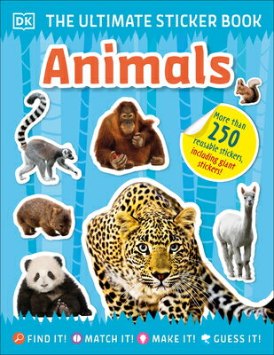 ULTIMATE STICKER BK ANIMALS R/ Ultimate Sticker Book DK DK PUB2021 Paperback Reissue English ISBN：9780744033908 洋書 Books...