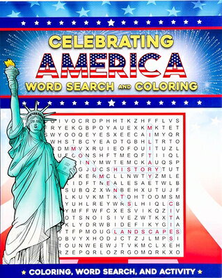 CELEBRATING AMER WORD SEARCH & Coloring Book & Word Search Editors of Thunder Bay Press THUNDER BAY PR2026 Paperback Eng...