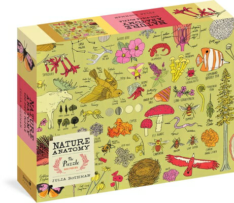 NATURE ANATOMY PUZZLE 500 PIEC Anatomy Julia Rothman Julia Rothman STOREY PUB2020 Other English ISBN：9781635864014 洋書 Fa...
