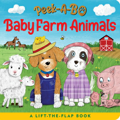 PEEKーAーBO BABY FARM ANIMALS (A Cathy Hennessy Holly Bushnell PETER PAUPER2025 Board　Books English ISBN：9781441344021 洋書 ...