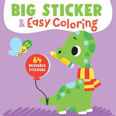 COLOR BKーBIG STICKER & EASY CO Yoyo Big Sticker & Easy Coloring Yoyo Books YOYO BOOKS2025 Paperback English ISBN：9789465...