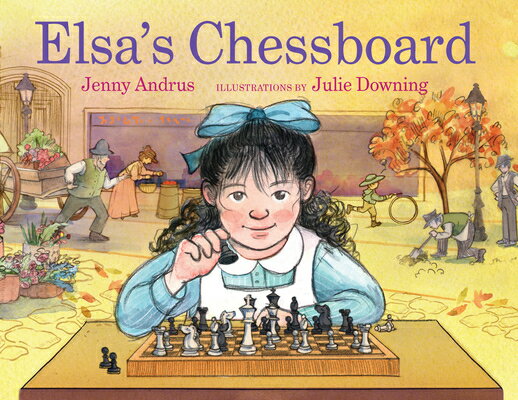 ELSAS CHESSBOARD Jenny Andrus Julie Downing NEAL PORTER BOOKS2025 Hardcover English ISBN：9780823454082 洋書 Books for kids...