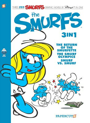 SMURFS 3ーINー1 #4 Smurfs Graphic Novels Peyo PAPERCUTZ2020 Paperback English ISBN：9781545804100 洋書 Books for kids（児童書） Ju...