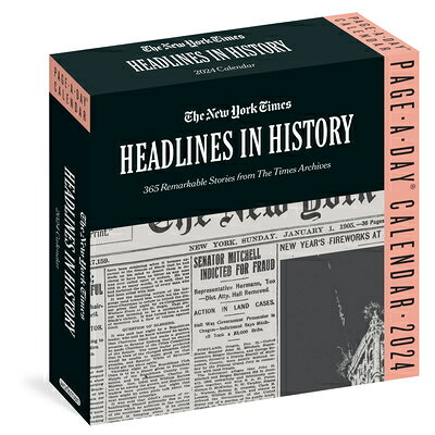NYT HEADLINES IN HIST PAGEーAーD Workman Calendars WORKMAN PR2023 Daily English ISBN：9781523524105 洋書 Social Science（社会科学）...