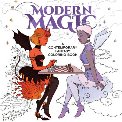 MODERN MAGIC Dover Adult Coloring Books Ana Bidault Elena Bonotto Hannah Konetzki DOVER PUBN INC2024 Paperback English I...