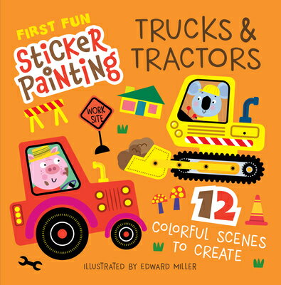 STICKERSー1ST FUN STICKER PAINT Edward Miller FOX CHAPEL PUB CO INC2025 Paperback English ISBN：9781641244138 洋書 Books for...