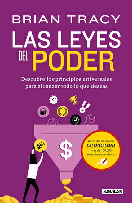 SPAーLEYES DEL PODER / THE LAWS Brian Tracy AGUILAR2025 Paperback Spanish ISBN：9798890984173 洋書 Business & SelfーCulture（ビ...