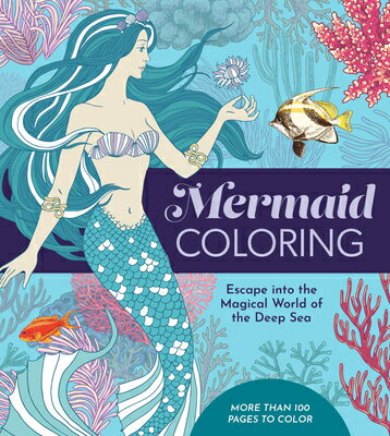MERMAID COLORING Chartwell Coloring Books Editors of Chartwell Books CHARTWELL BOOKS2024 Paperback English ISBN：97807858...