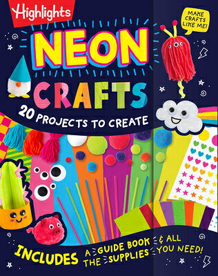 NEON CRAFTS Highlights Craft Books Highlights HIGHLIGHTS PR2026 Hardcover English ISBN：9781639624270 洋書 Books for kids（児...