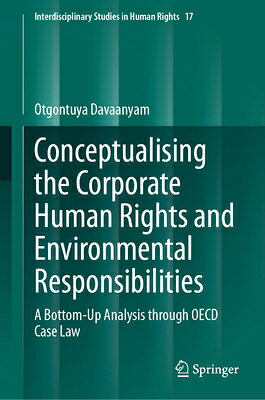CONCEPTUALISING THE CORPORATE Interdisciplinary Studies in Human Rights Otgontuya Davaanyam SPRINGER NATURE2026 Hardcove...