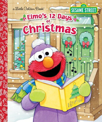 ELMOS 12 DAYS OF XMAS Little Golden Book Sarah Albee Maggie Swanson GOLDEN BOOKS PUB CO INC2015 Hardcover English ISBN：9...