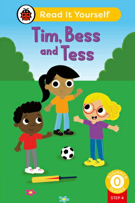 TIM BESS & TESS (PHONICS STEP Read It Yourself Ladybird LADYBIRD2025 Hardcover English ISBN：9780241564325 洋書 Books for k...