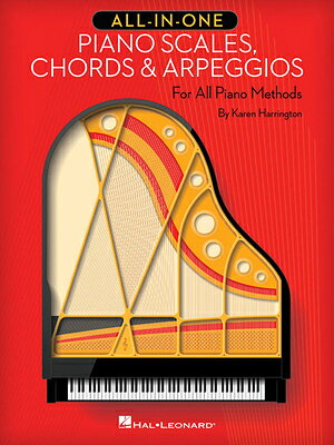 ALLーINー1 PIANO SCALES CHORDS & Karen Harrington HAL LEONARD PUB CO2018 Paperback English ISBN：9781495084416 洋書 Art & Ent...