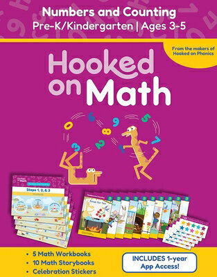 HOOKED ON MATH NUMBERS & COUNT Hooked on Math Hooked on Phonics HOOKED ON PHONICS2026 Paperback English ISBN：97819403844...