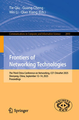 FRONTIERS OF NETWORKING TECHNO Communications in Computer and Information Science Tie Qiu Guang Cheng Wei Li SPRINGER202...
