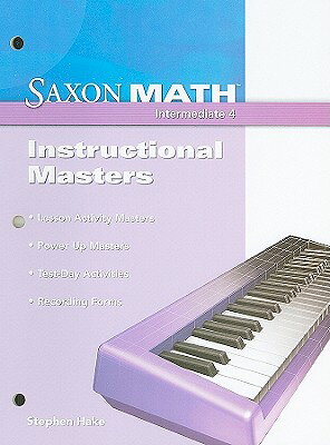 SAXON MATH INTERMEDIATE 4 INST Stephen Hake SAXON2007 Paperback English ISBN：9781600324512 洋書 Computers & Science（コンピュータ...