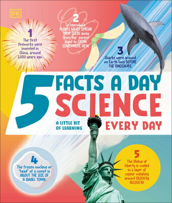 5 FACTS A DAY SCIENCE DK DK PUB2025 Hardcover English ISBN：9780593964521 洋書 Books for kids（児童書） Juvenile Nonfiction