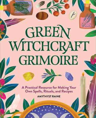 GREEN WITCHCRAFT GRIMOIRE Amythyst Raine ROCKRIDGE PR2022 Hardcover English ISBN：9798886504521 洋書 Social Science（社会科学） B...
