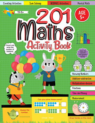 201 MATHS ACTIVITY BK FUN ACTI Wonder House Books WONDER HOUSE BOOKS2022 Paperback English ISBN：9789354404528 洋書 Books f...