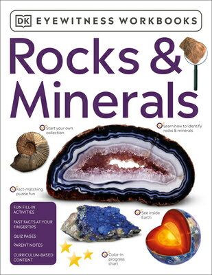 EYEWITNESS WORKBKS ROCKS & MIN DK Eyewitness Workbook DK DK PUB2020 Paperback Reissue English ISBN：9780744034554 洋書 Book...