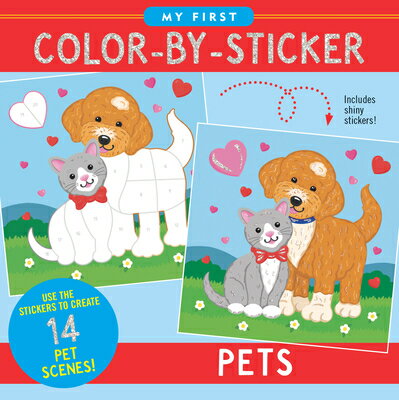 STICKERSーMY 1ST COLORーBYーSTICK ー PETER PAUPER2025 Paperback English ISBN：9781441344557 洋書 Books for kids（児童書） Juvenile N...