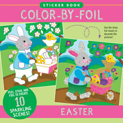 STICKERSーCOLORーBYーFOIL STICKER ー PETER PAUPER2024 Paperback English ISBN：9781441344571 洋書 Books for kids（児童書） Juvenile N...