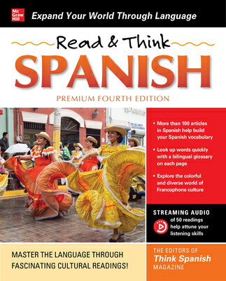 READ & THINK SPANISH PREMIUM 4 The Editors of Think Spanish MCGRAW HILL BOOK CO2022 Paperback English ISBN：9781260474596...