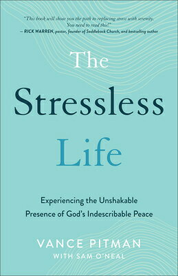 STRESSLESS LIFE Vance Pitman Sam O'Neal BAKER BOOKS2022 Paperback English ISBN：9780801094620 洋書 Social Science（社会科学） Rel...