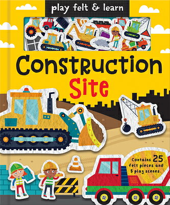 PLAY FELT CONSTRUCTION SITE Play Felt & Learn Alice Barker Gareth Williams TWO WINDMILLS2026 Board　Books English ISBN：97...