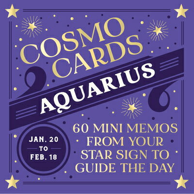COSMO CARDS AQUARIUS Randi Ocena CHRONICLE BOOKS2025 Other English ISBN：9781797234625 洋書 Social Science（社会科学） Body, Mind...