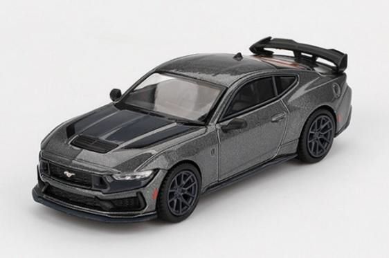 MINIーGT 玩具サンリッチジャパン MINIーGT ミニGT 趣味 コレクション 大人 ミニカー モデルカー 自動車 車両 ミニチュア MINIーGT 1/64 フォード マスタング ダークホース 2024 カーボナイズドグレー(ミギハ...