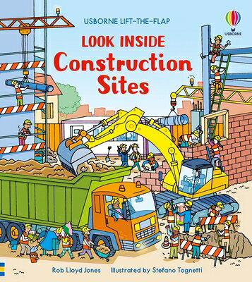 LOOK INSIDE CONSTRUCTION SITES Look Inside Rob Lloyd Jones Stefano Tognetti USBORNE BOOKS2025 Board　Books English ISBN：9...