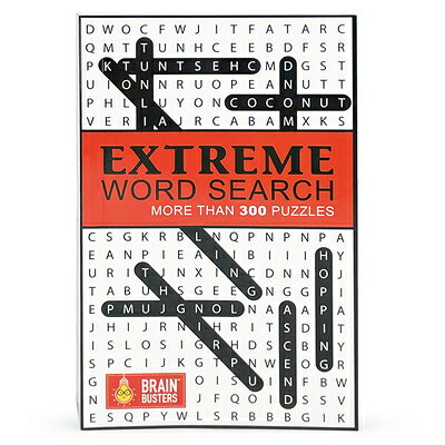 EXTREME WORD SEARCH Brain Busters Parragon Books PARRAGON2018 Paperback English ISBN：9781680524741 洋書 Family life & Comi...