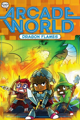 DRAGON FLAMES Arcade World Nate Bitt Glass House Graphics LITTLE SIMON2023 Paperback English ISBN：9781665904766 洋書 Books...