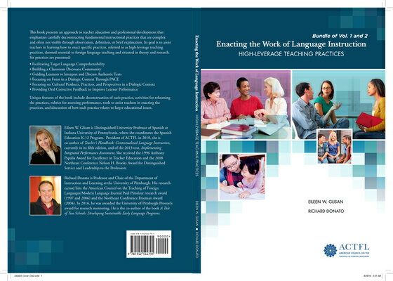 ENACTING THE WORK OF LANGUAGE Richard Donato Eileen Glisan ACTFL2020 Paperback English ISBN：9781942544791 洋書 Family life...